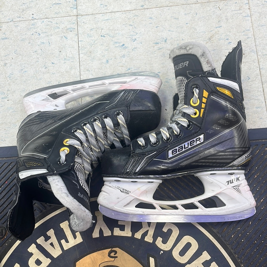 Used Bauer Supreme Accel Size 1 Player Skates — Crow's Sports Hockey