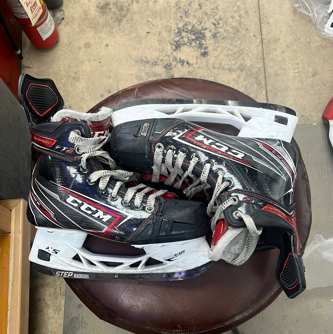 Used CCM JetSpeed FT2 Size 4 Player Skates — Crow's Sports Hockey