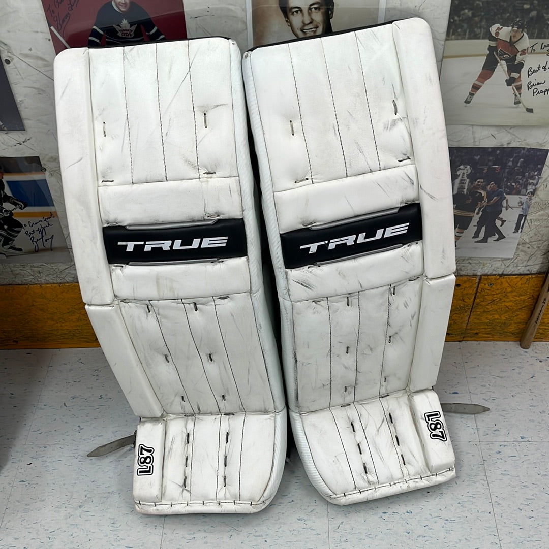 Used True L87 34+1.5 Goal Pads — Crow's Sports Hockey