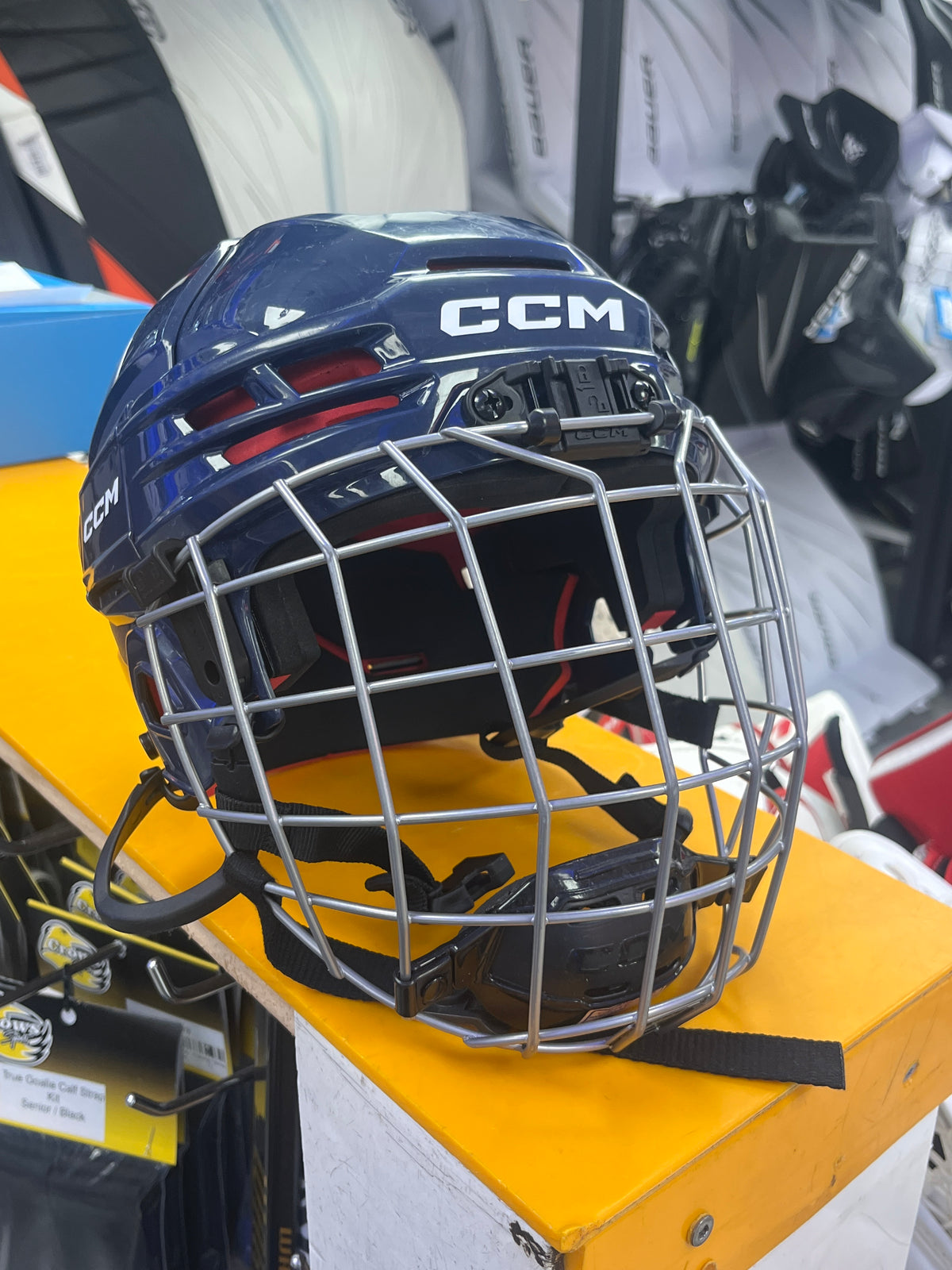 Used CCM Tacks 70 Youth Helmet — Crow's Sports Hockey
