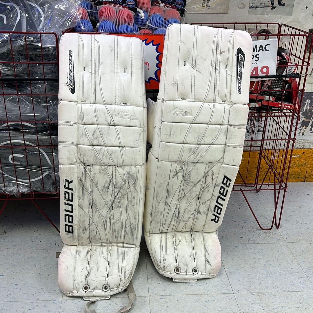 Used Bauer Reactor 6000 37+1 Senior Goal Pads — Crow's Sports Hockey