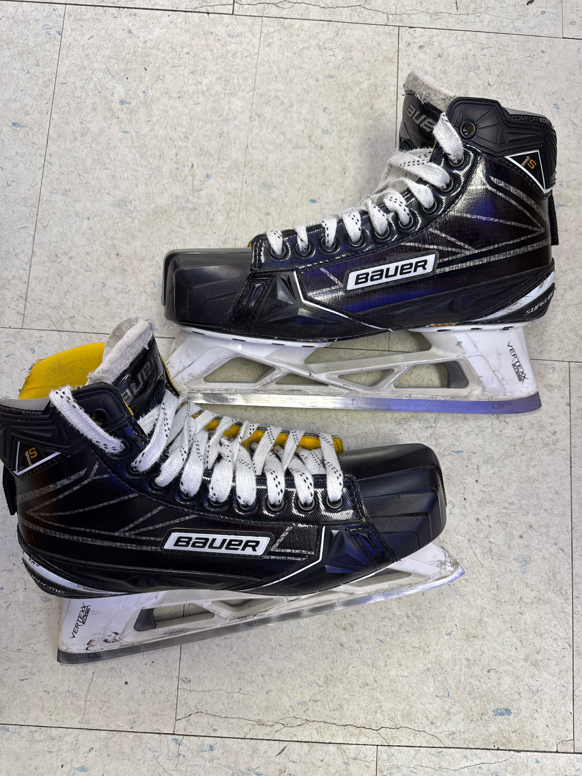 Used Bauer Supreme 1S 9D Goalie Skates — Crow's Sports Hockey