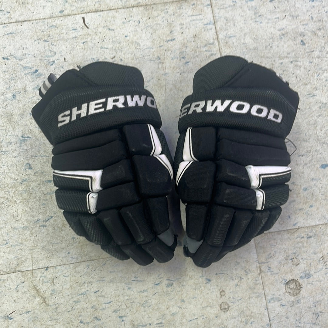 Used Sherwood Code 11” Gloves — Crow's Sports Hockey