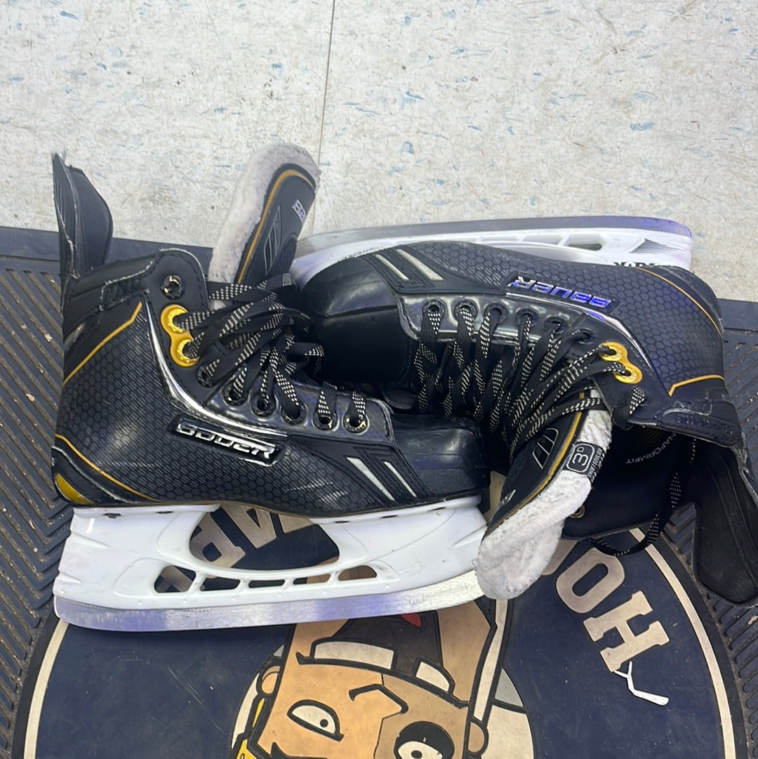 Used Bauer Supreme One.8 Size 3 Player Skates — Crow's Sports Hockey