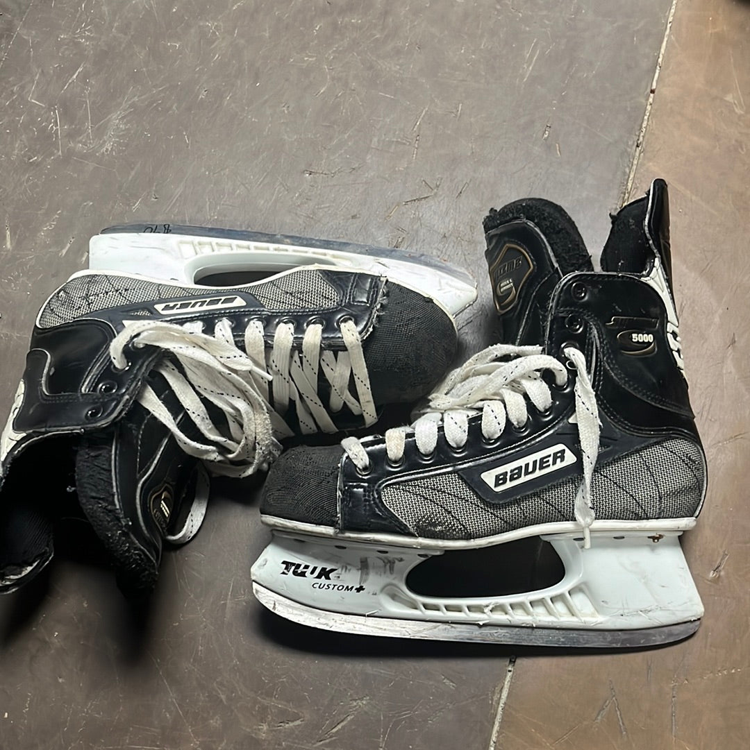 Used Bauer Supreme 5000 Size 8 Player Skates — Crow's Sports Hockey