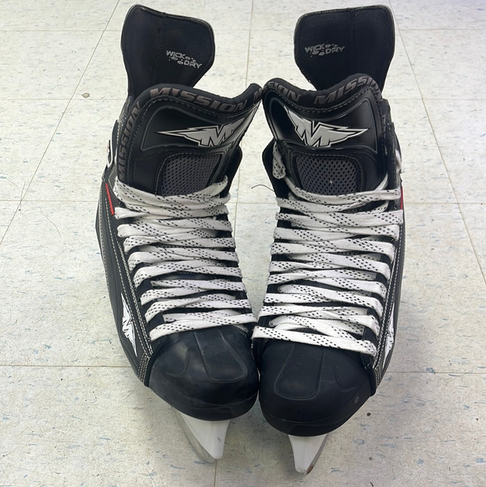 Used Mission C4 12 E Player Skates — Crow's Sports Hockey