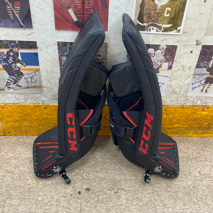 Used CCM Axis 1.5 28+1” Goal Pads | Crow's Sports — Crow's Sports Hockey