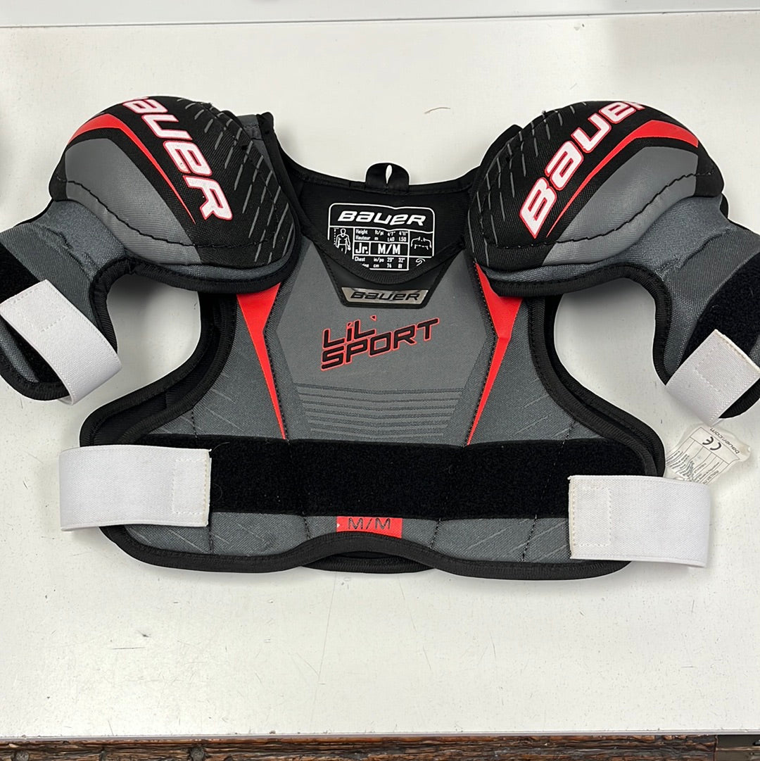 Used Bauer Lil Sport Junior Medium Shoulder Pads | Crow's Sports — Crow ...