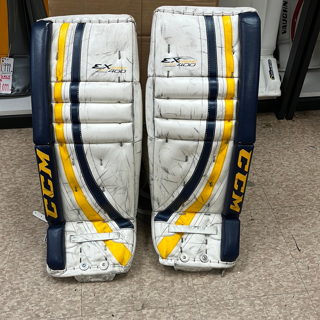 Used CCM Extreme Flex 400 26”+1” Goal Pads — Crow's Sports Hockey