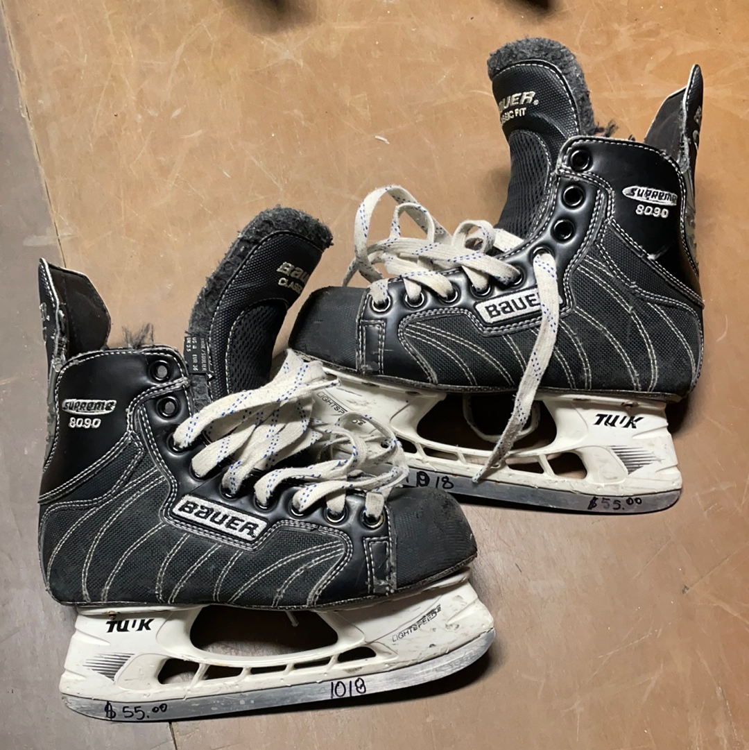 Used Bauer Supreme 8090 3D Player Skates — Crow's Sports Hockey