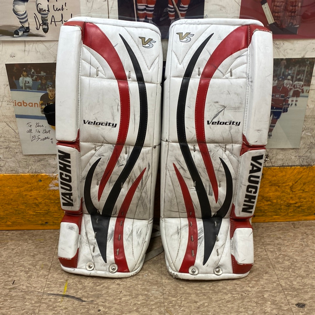 Used Vaughn Velocity V5 26+1” Leg Pads | Crow's Sports — Crow's Sports ...