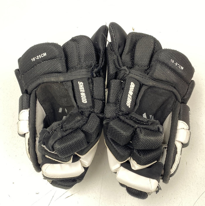 Used Sher-Wood N6 10” Player Gloves | Crow's Sports — Crow's Sports Hockey