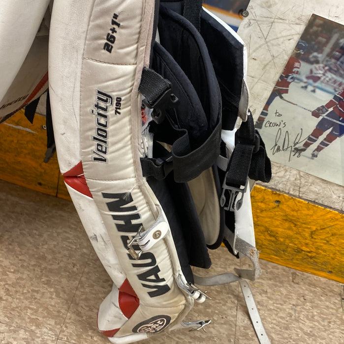 Used Vaughn Velocity V5 26+1” Leg Pads | Crow's Sports — Crow's Sports ...
