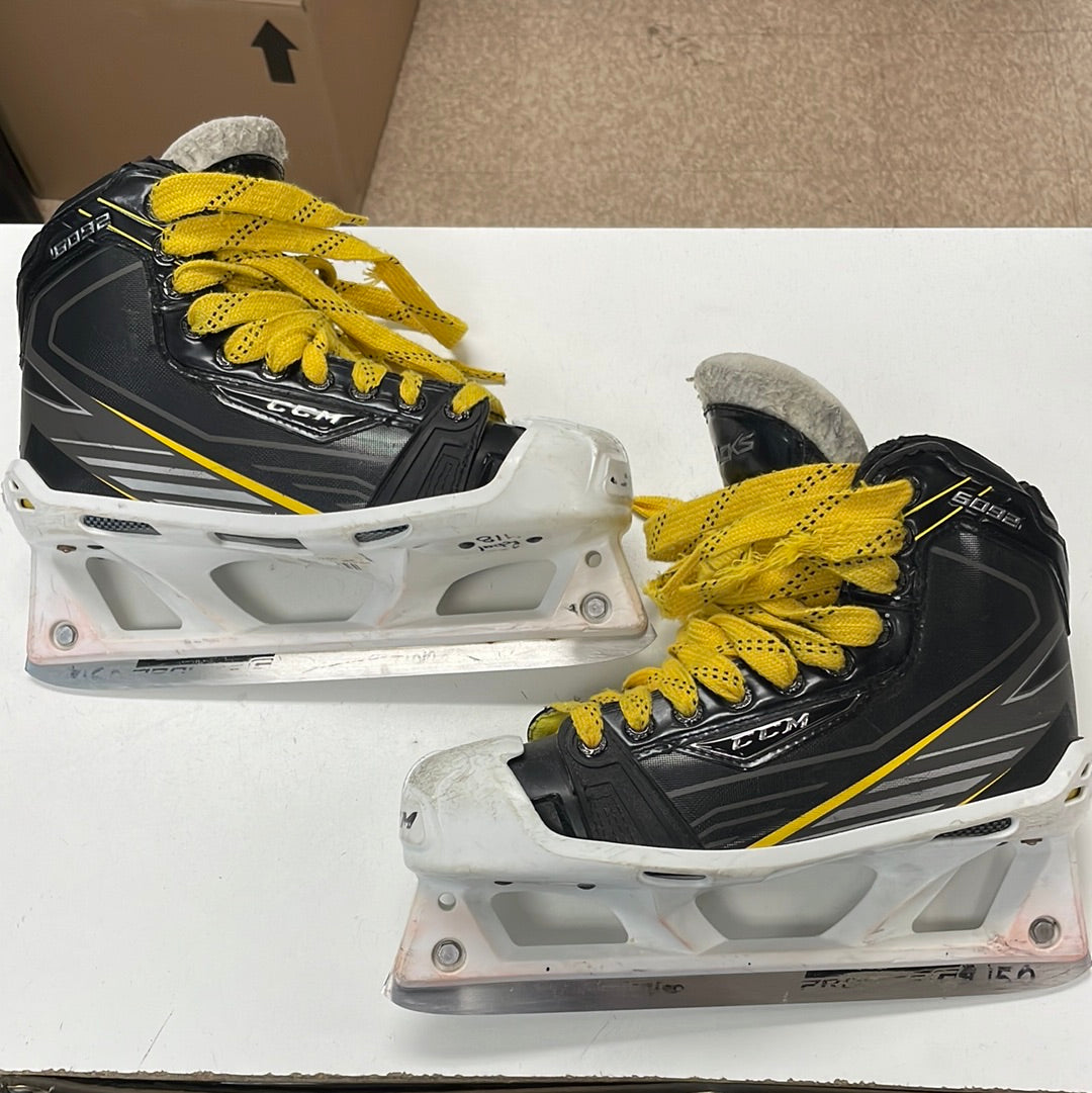 Used CCM Tacks 6092 5.5D Goal Skates | Crow's Sports — Crow's Sports Hockey