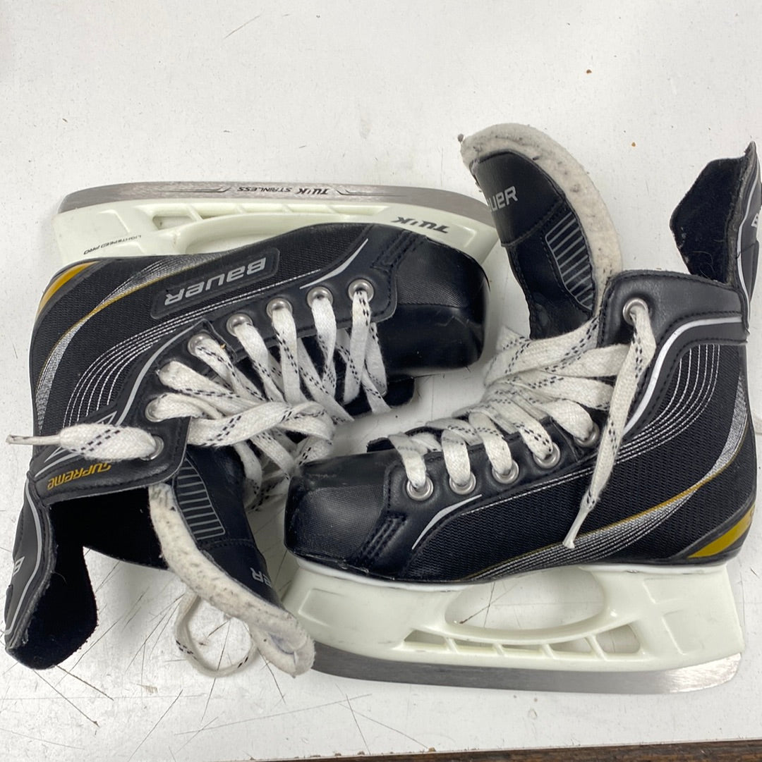 Used Bauer Supreme Pro Size 1 Skates | Crow's Sports — Crow's Sports Hockey