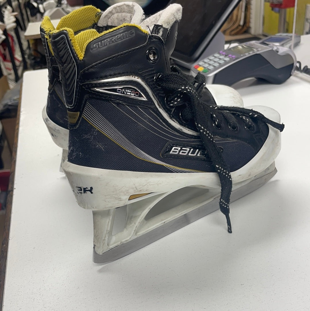 Used Bauer One60 1D Goalie Skates — Crow's Sports Hockey