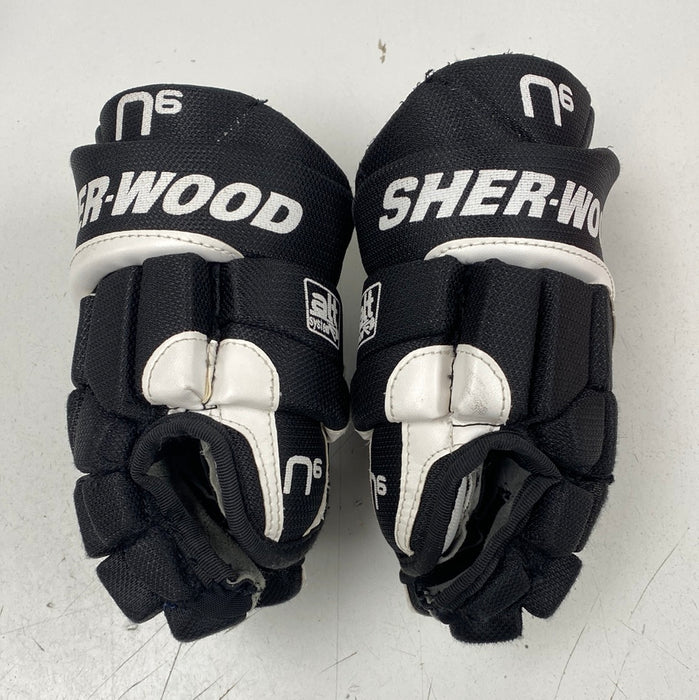 Used Sher-Wood N6 10” Player Gloves | Crow's Sports — Crow's Sports Hockey